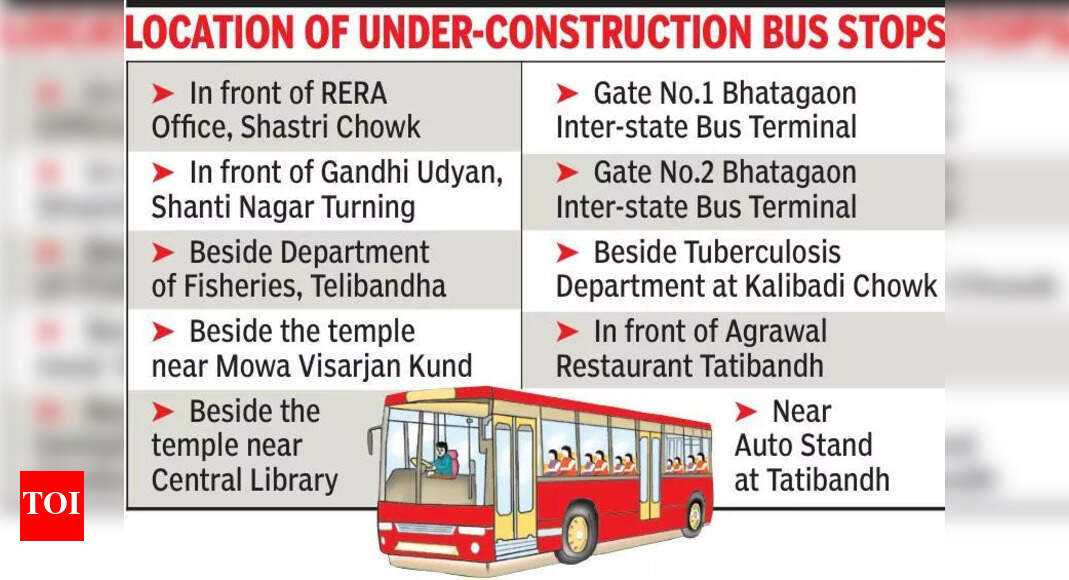 10 new AC bus stops to come up in city for convenience of passengers ...