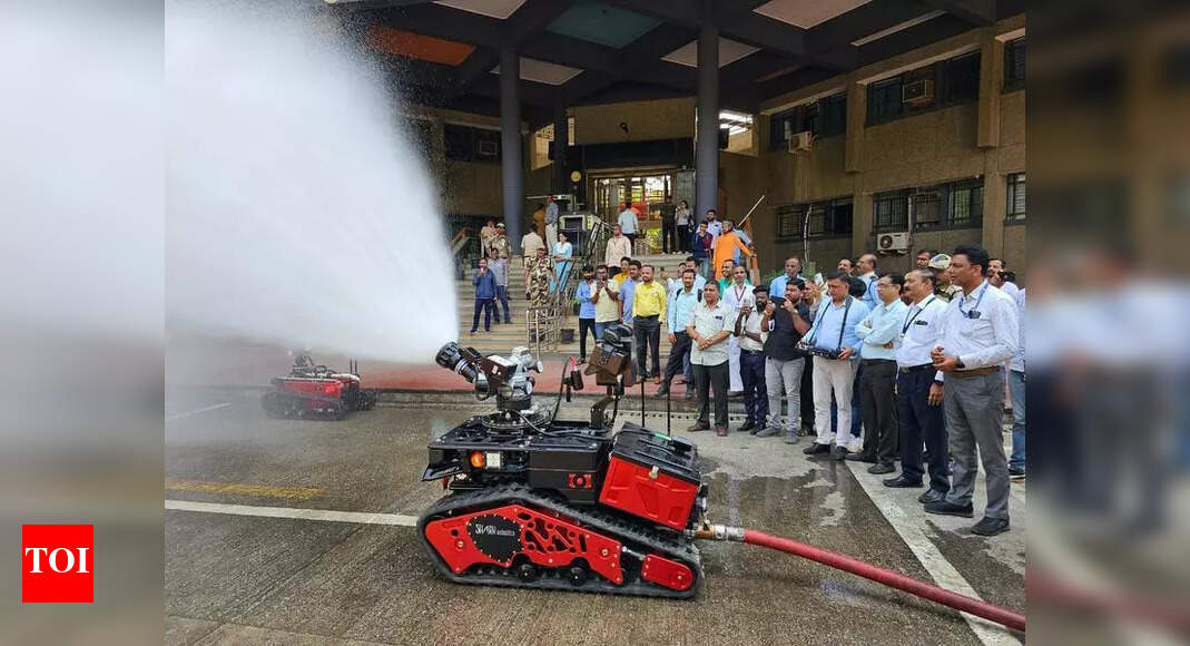 NMC to get remote-controlled fire fighting robots | Nashik News - The ...