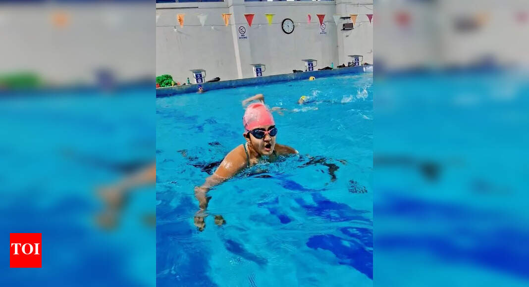 Defying limits: Paraplegic swimmer sets two national records in ...