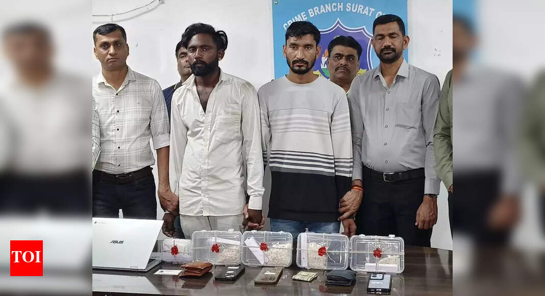 Hybrid ganja worth Rs 40 lakh seized, two arrested | Surat News - The ...