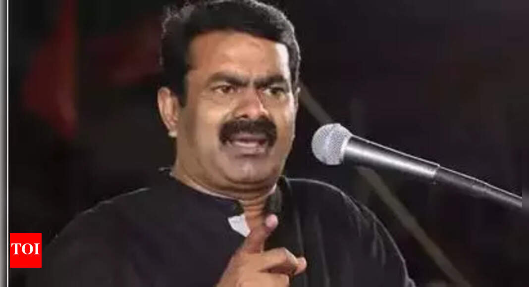10 arrested for plotting to attack Seeman | Chennai News - The Times of ...