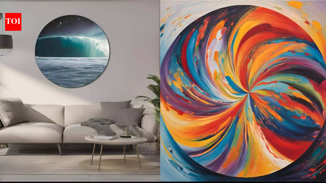 5 most famous artworks done on a circular canvas