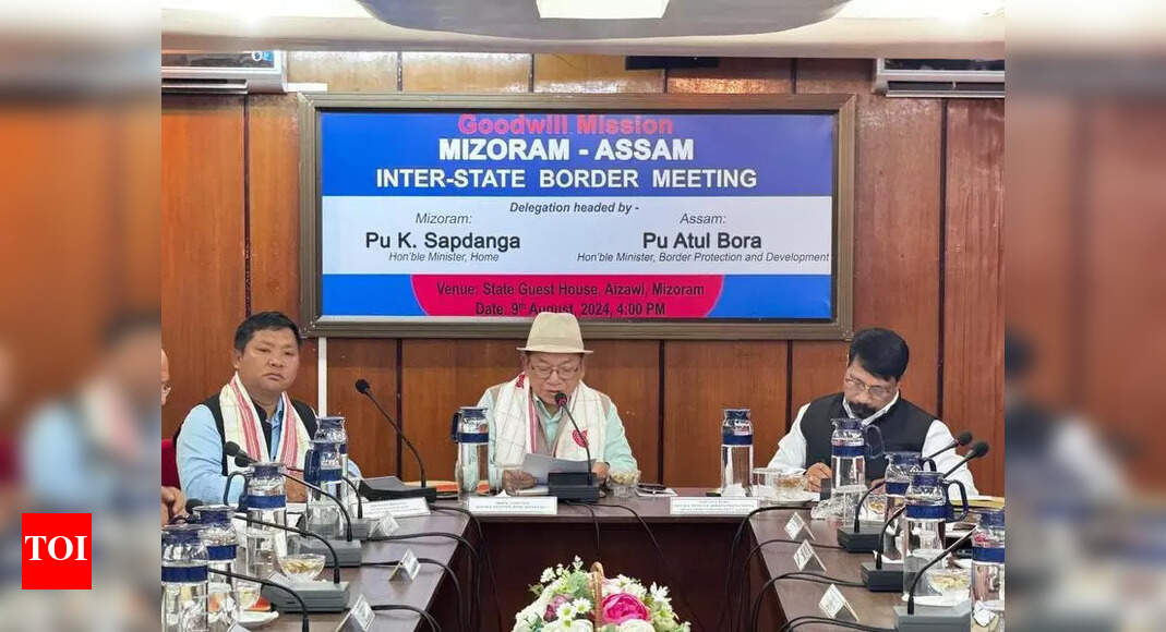 Assam & Mizoram officials may hold border talks in Mar | Guwahati News ...