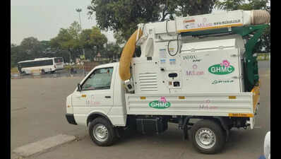 Vehicle-mounted litter-pickers to help GHMC keep city clean | Hyderabad ...