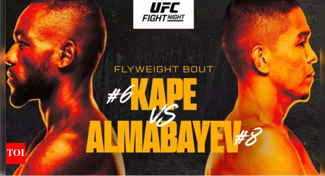 Manel Kape vs. Asu Almabayev: Fight card, date, start time, and how to ...