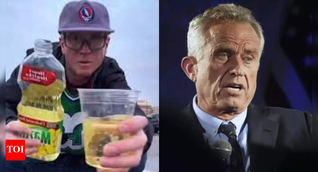 Wait! What! Liberal activists drinking seed oil to protest against ...