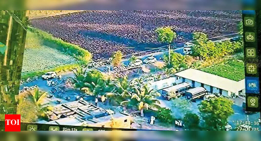 Swargate rape suspect tracked to Shirur cane fields, drones deployed | Pune News - The Times of ...