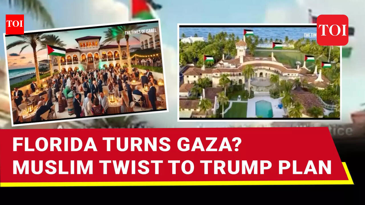 Trump's Mar-A-Lago Gets Palestinian Makeover: Arab's Satirical Retort ...