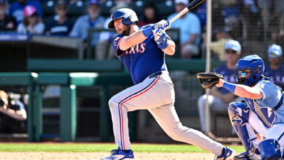 Jake Burger hits first home run with Rangers days after daughter's open ...