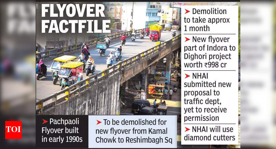 NHAI Plans to Start Demolition of Pachpaoli Flyover from March | Nagpur ...