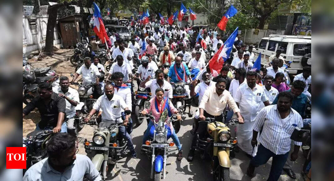 VCK holds bike rally to protest caste-based violence | Madurai News ...
