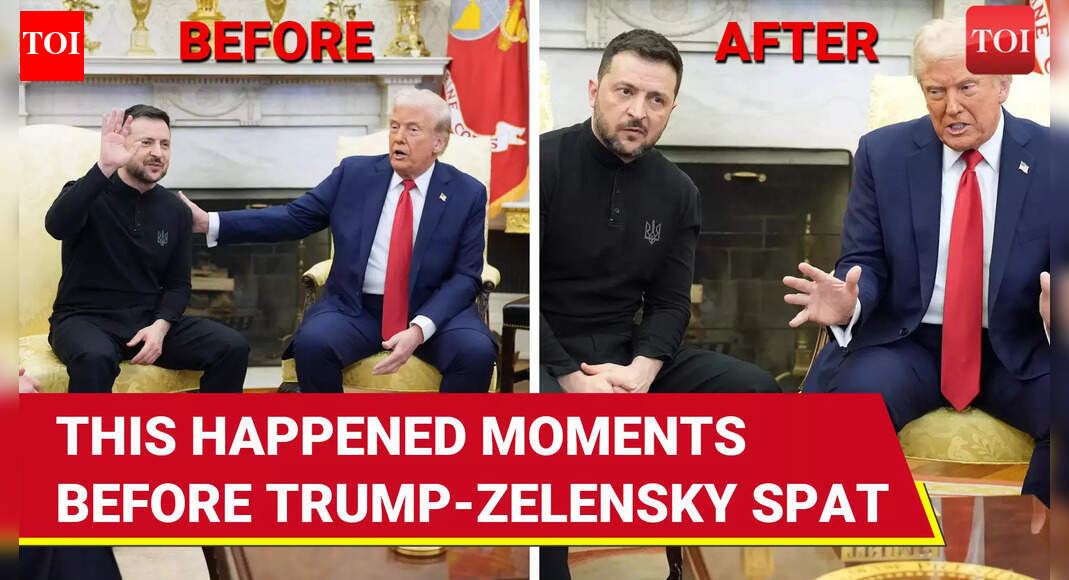 Moments Before Trump, Zelensky Blow Up This Happened At White House ...