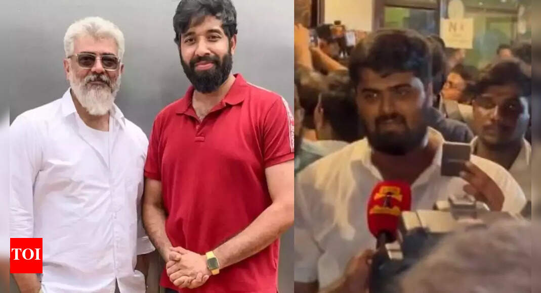 Ajith fans gift a gold ring to director Adhik Ravichandran after the ...