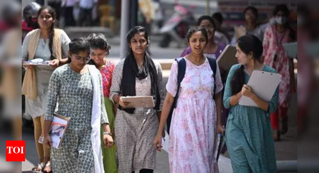 10.59 lakh first and second year inter students appear for exams in ...