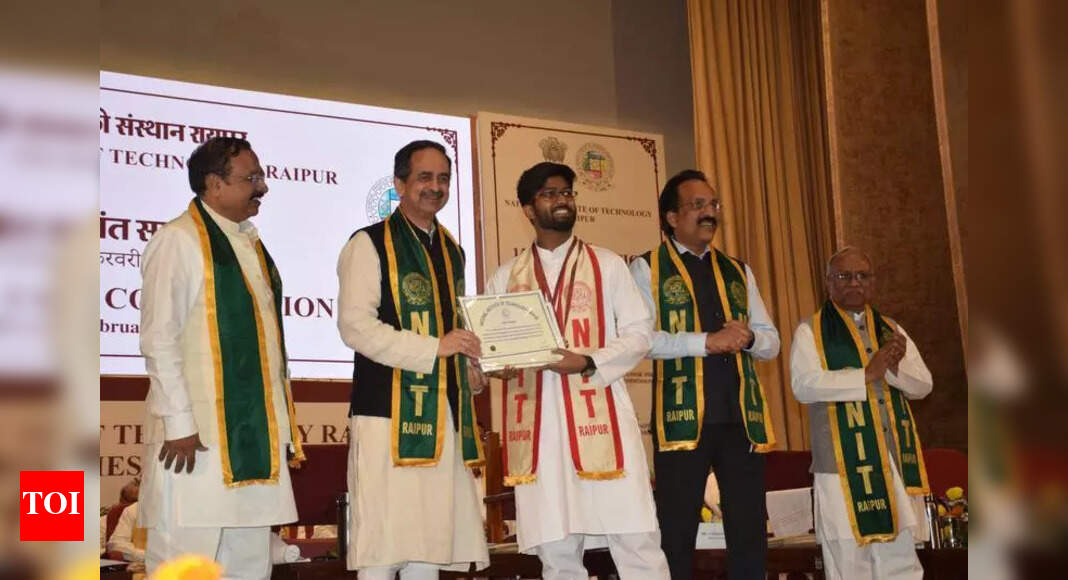 15th convocation: NIT Raipur fetes 1319 students | Bhopal News - The ...