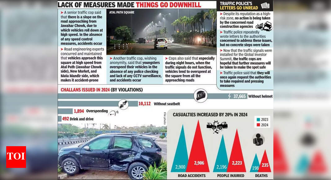 Atal Path Sq paved with problems: City’s ‘biggest blot’ of road ...