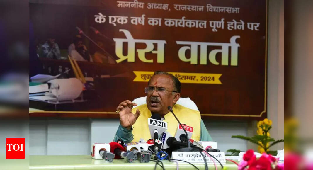 Devnani defiant over ‘directing’ Beawar DM and SP to form SIT | Jaipur ...