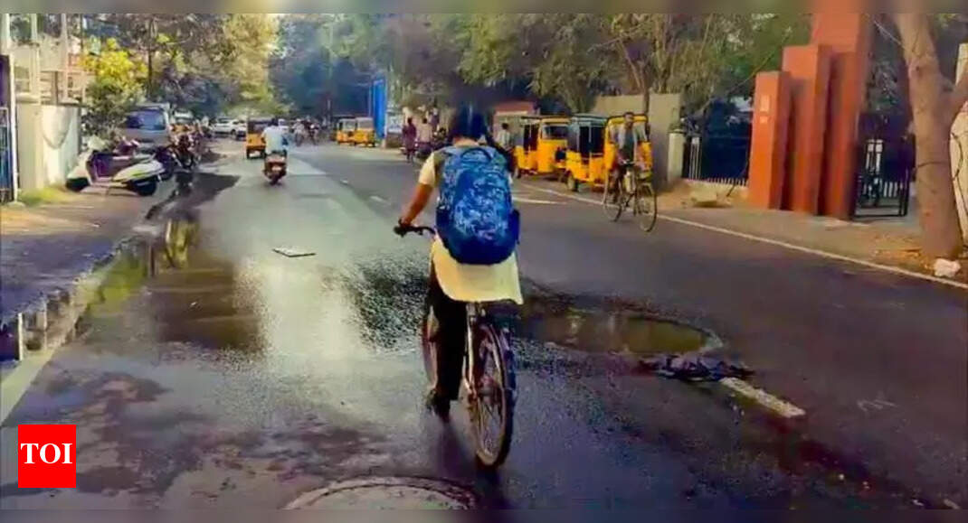 Sewage leak spreads stench, disease in Velachery locality | Chennai ...