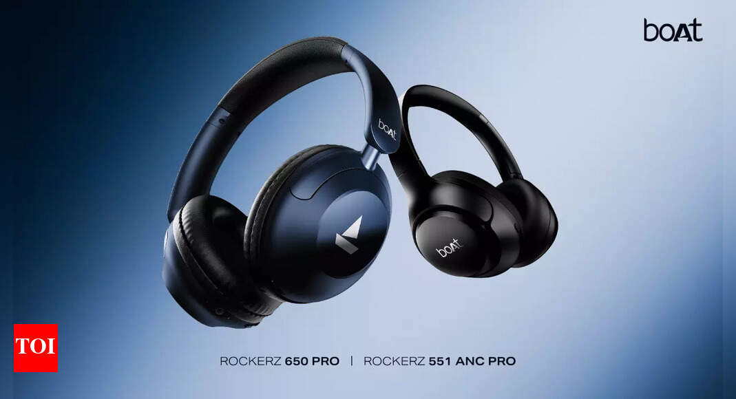 Boat launches Rockerz 650 Pro headphones: Price, specs and more - The Times of India