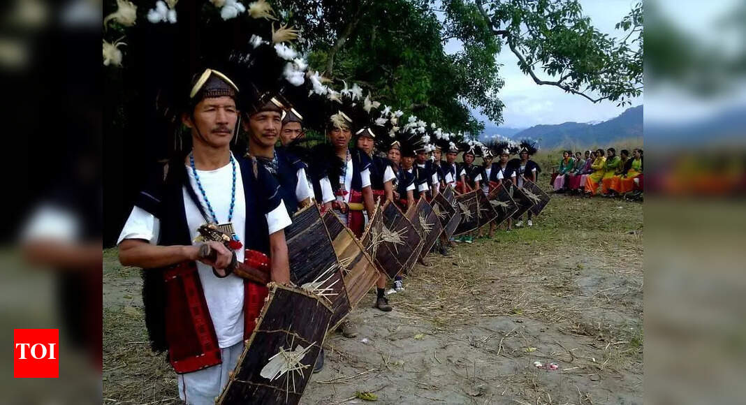 Ancient Adi war dance performed at Unying Aran Festival | Guwahati News ...