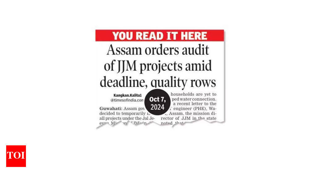 Min: Over 17k of 27k pipe water schemes under JJM executed | Guwahati ...