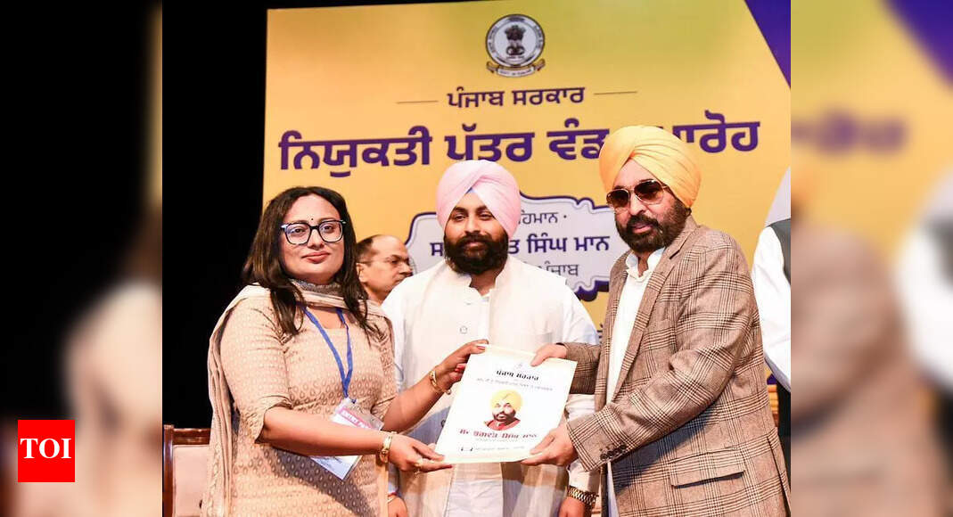 Punjab CM Bhagwant Mann promises to give 50,000 more jobs to youth soon | Chandigarh News - The ...