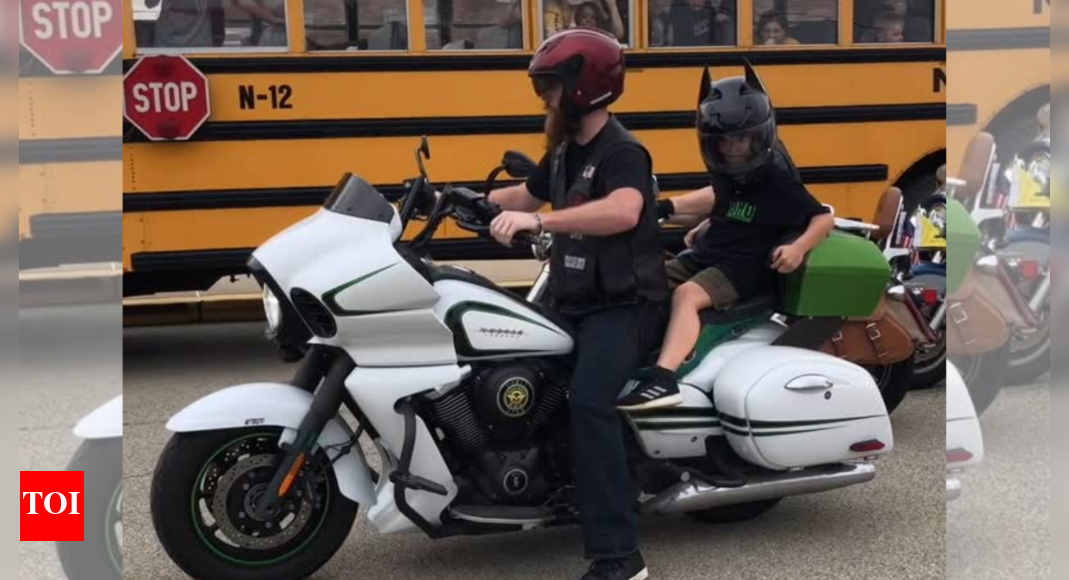 Watch: Bullied kid's 'life changes' after biker gang picks him from ...