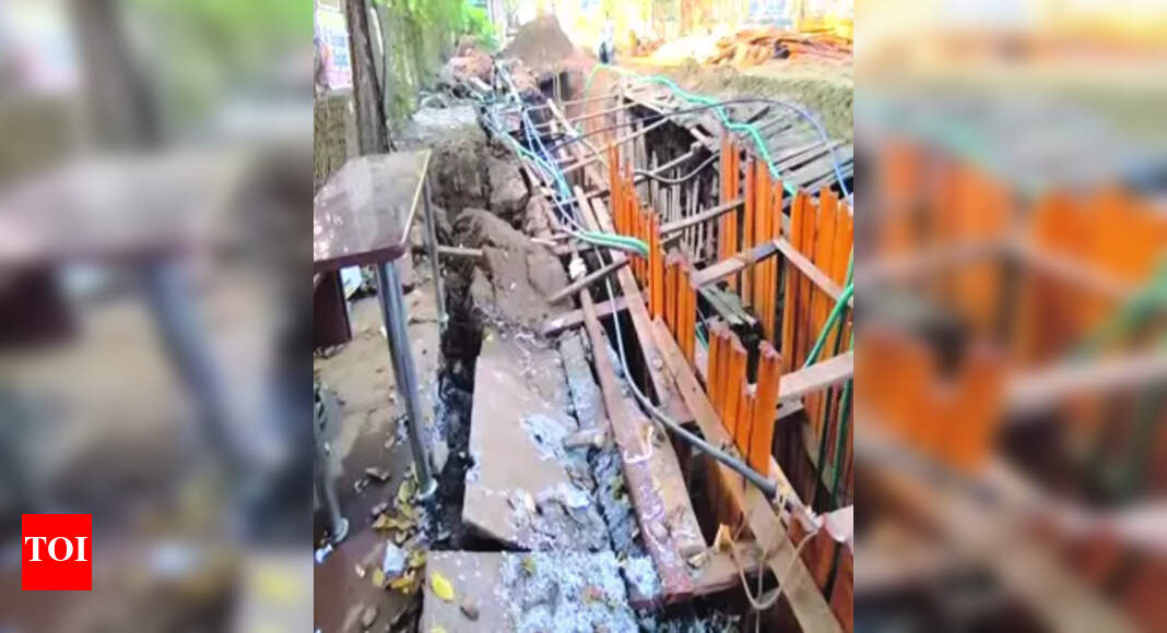 Drain collapses, pipeline damaged at St Inez due to sewerage excavation ...