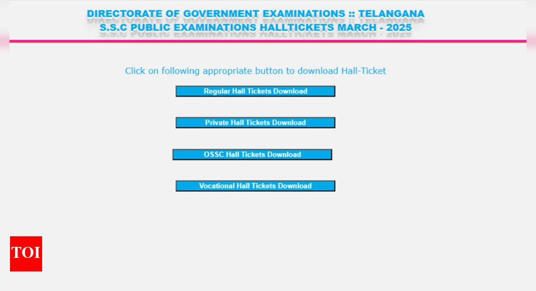 TS SSC Hall Tickets 2025 released at bse.telangana.gov.in: Check direct ...