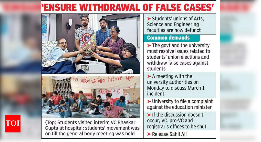 JU students set to return to classes, take exams from Mon | Kolkata ...