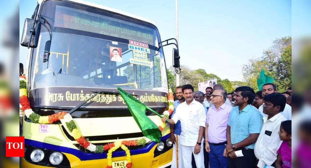 Link bridge, new bus services inaugurated | Trichy News - The Times of ...