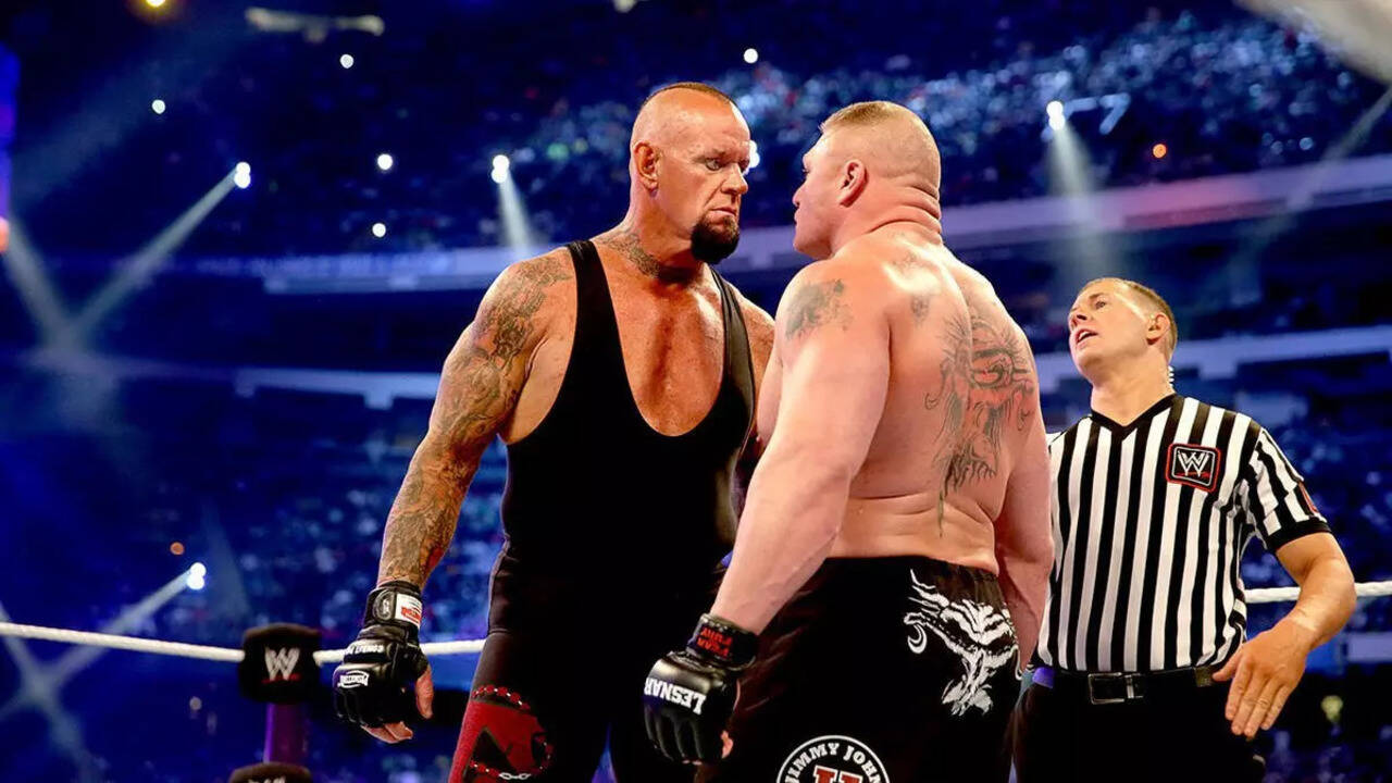 Undertaker Vs Brock Lesnar Wrestlemania 30 Highlights