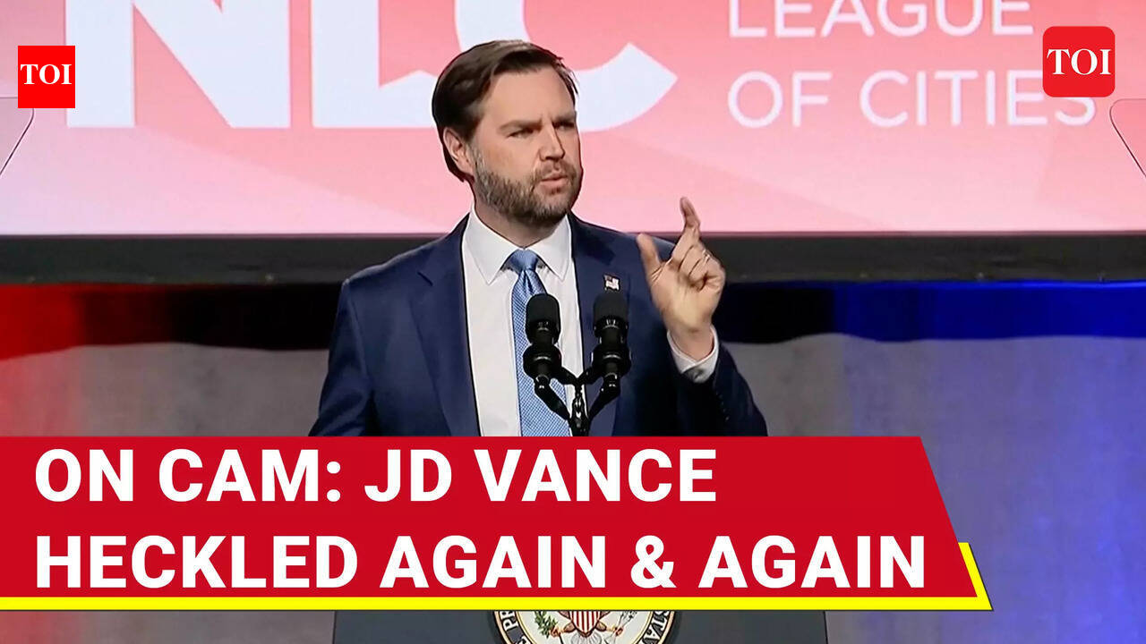 'Don't Shout': Huge Drama In DC, JD Vance HECKLED; U.S. Veep Loses Cool ...