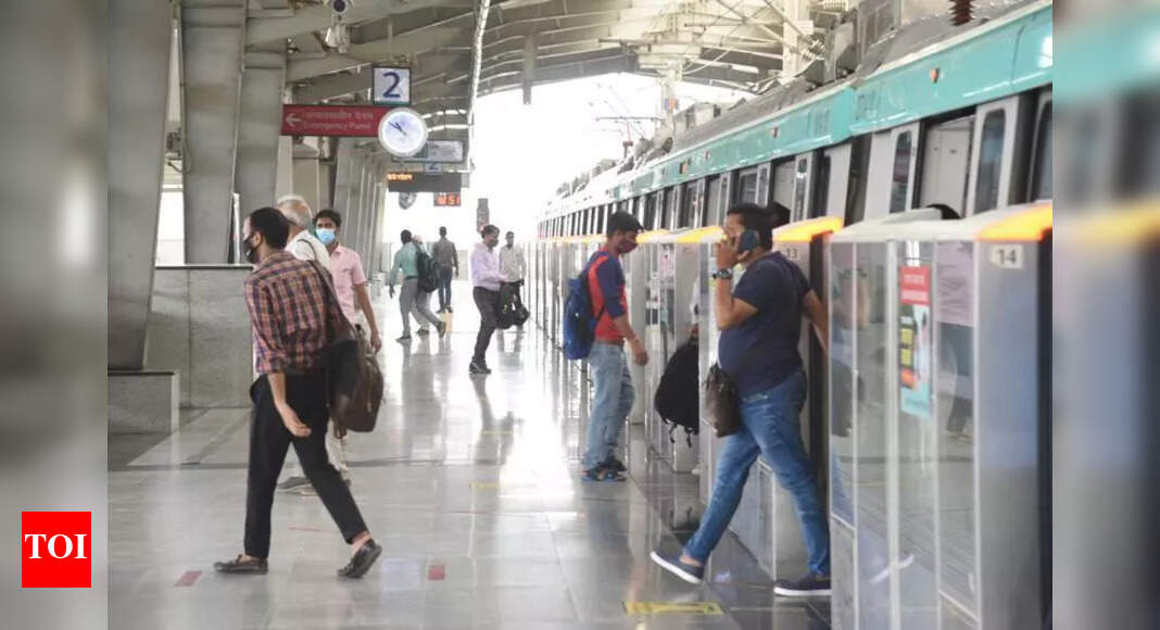 Noida Metro services to start at 2pm today | Noida News - The Times of ...