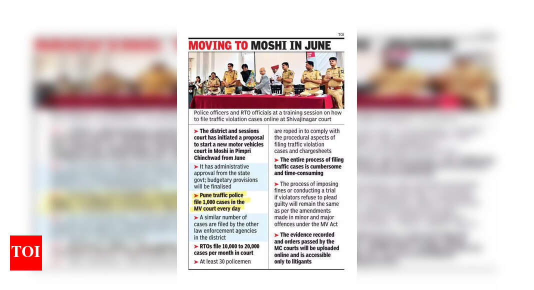 Cops to file traffic violation cases online from Monday | Pune News ...