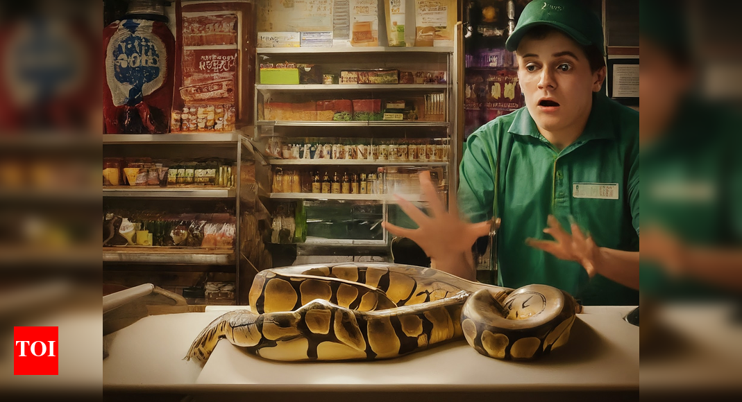 Thiefs use ball pythons to sneak off $400 worth cannabis oil - The Times of India