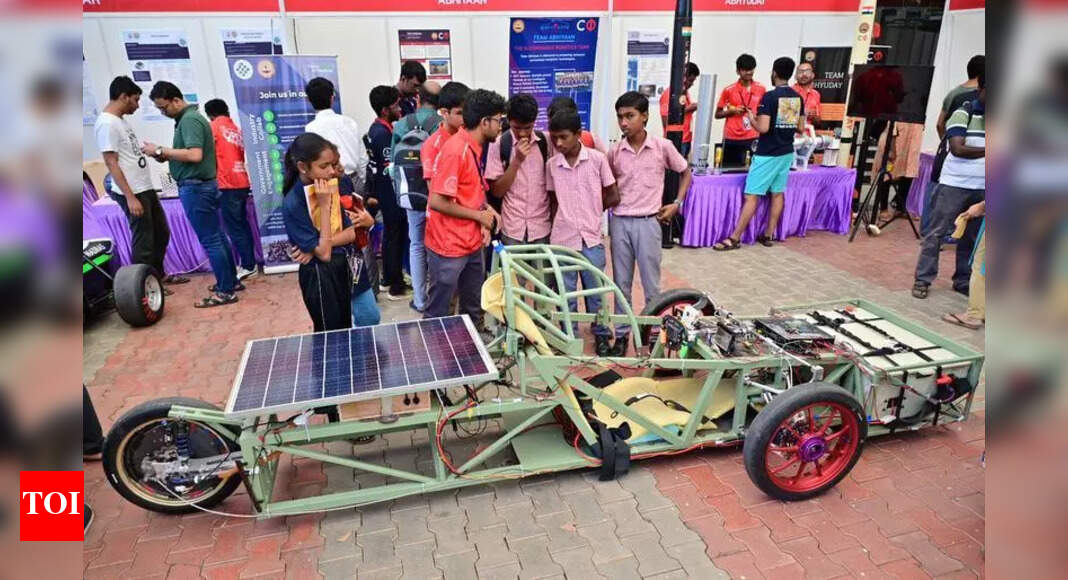 IIT-M students build solar race car, hybrid rocket engine | Chennai ...