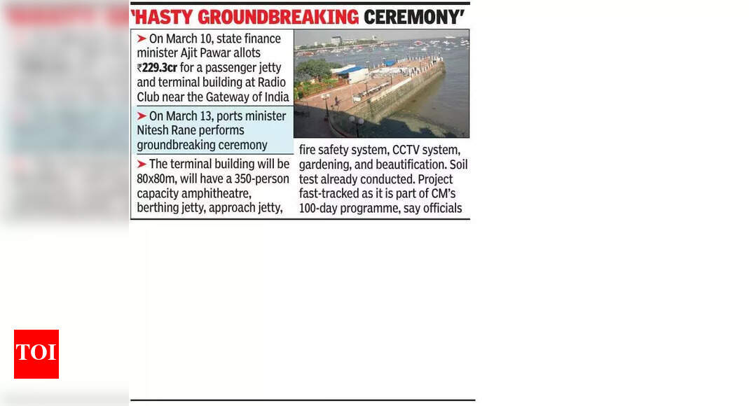 Colaba residents urge Speaker to ‘stay’ 229cr jetty near Gateway - The ...
