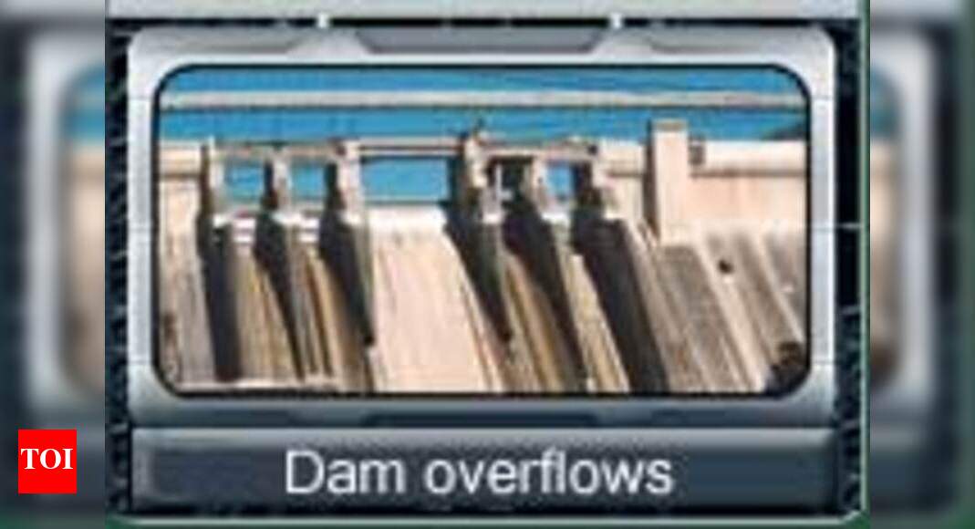 Dams overflow in Maharashtra - Times of India