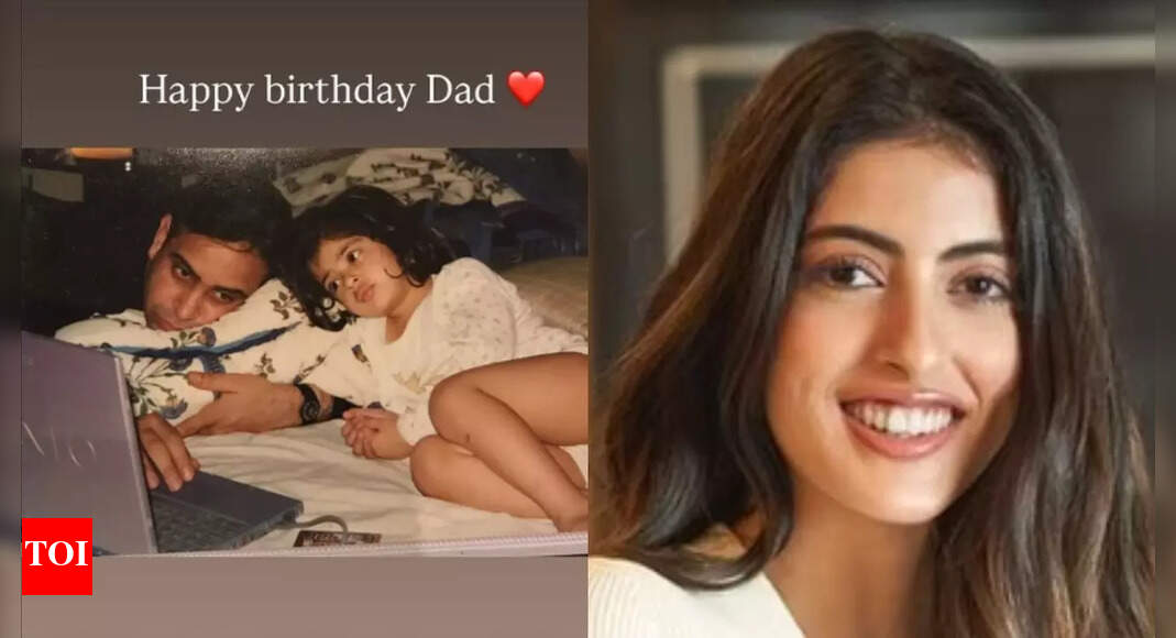 Navya Naveli Nanda drops birthday wishes for dad Nikhil Nanda with ...