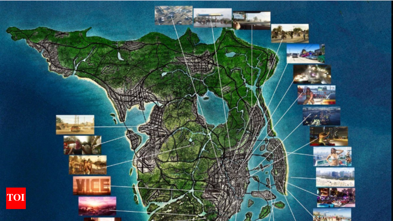 Mapa Gta 6 GTA VI Puede Haber Mostrado La Primera Imagen De Su Mapa De