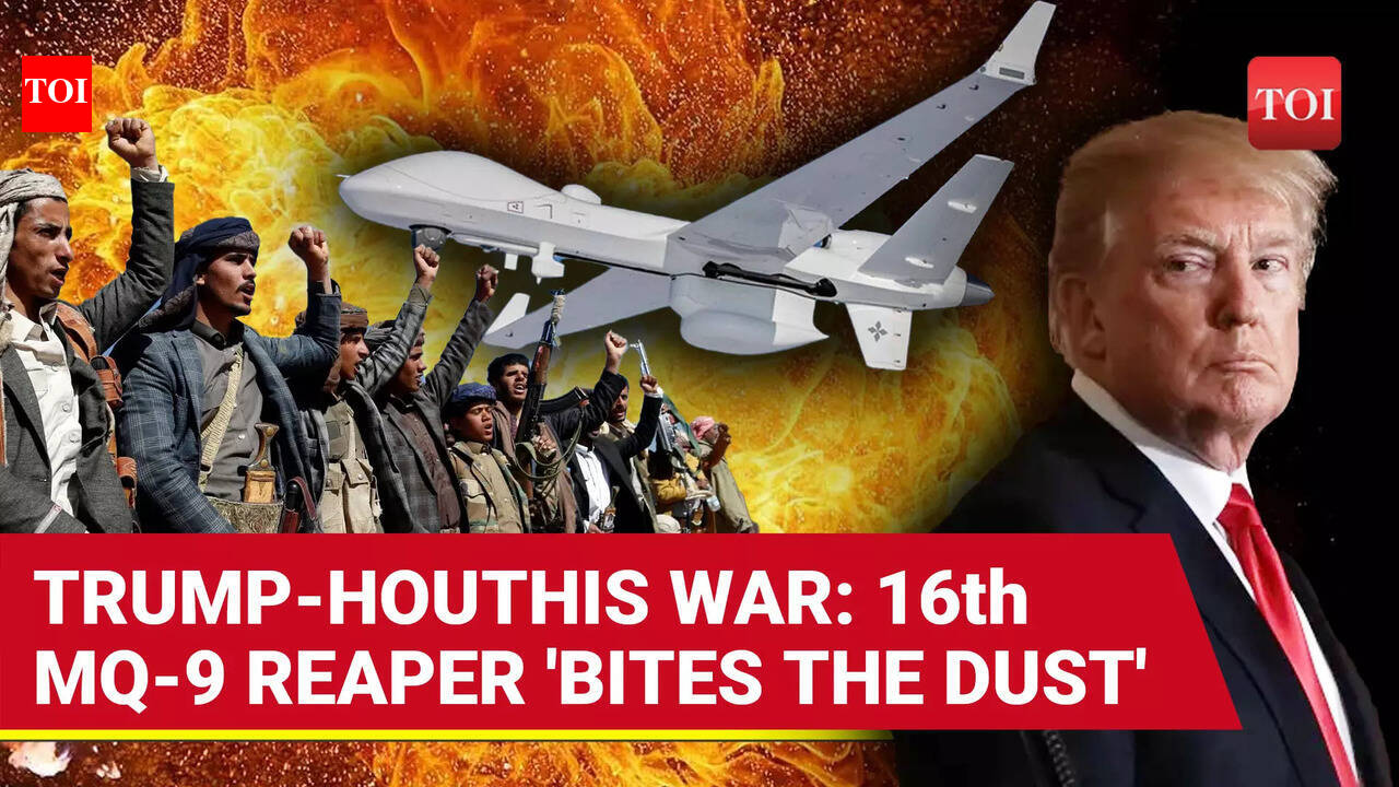 After U.S. Warship, Houthis 'Shoot' At 16th American MQ-9 Reaper Drone ...