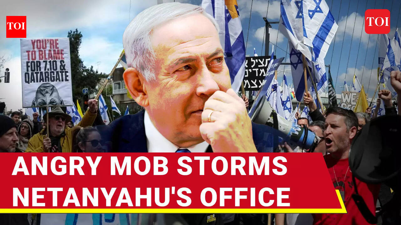 Israeli Mob STORMS Netanyahu's Office In Jerusalem; 'Gaza War To Secure ...