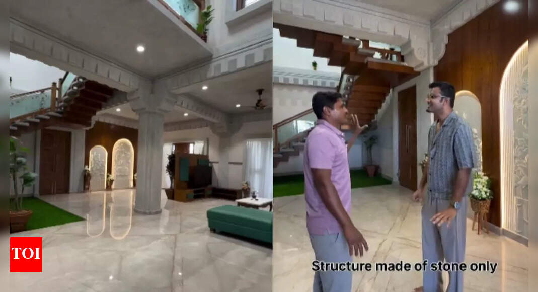 "It looks beautiful, but…”: World’s first zero-cement stone house in ...