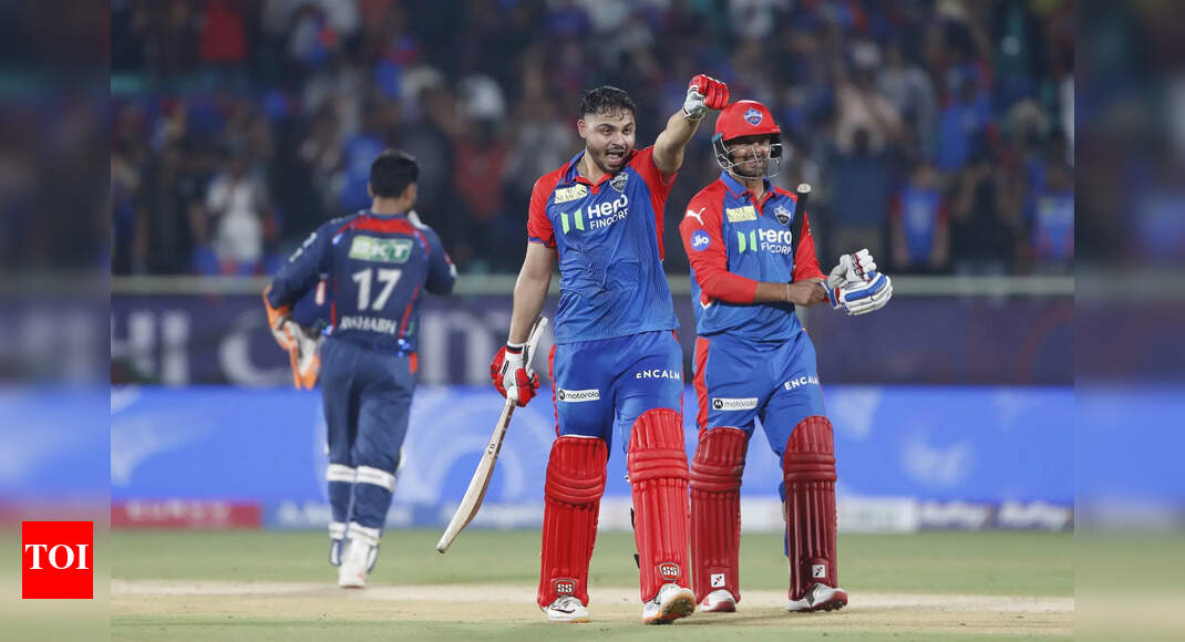 IPL 2025: Ashutosh Sharma helps DC pull off a one-wicket heist vs LSG | Cricket News - The Times ...