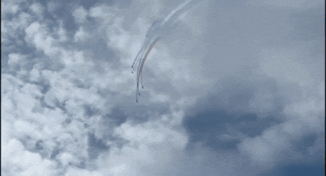 Watch: Two French air force aerobatic jets collide during airshow - The ...