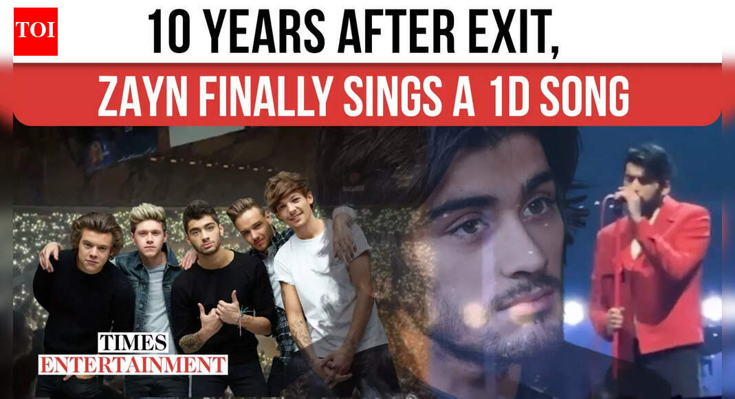 Zayn Malik CHOKES UP Singing One Direction’s ‘Night Changes’ On 10th ...