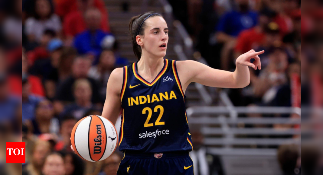 Caitlin Clark attends Indiana Pacers vs Los Angeles Lakers game at ...