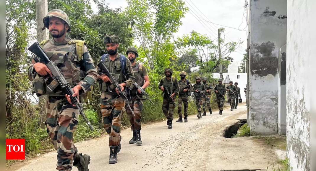 Two terrorists killed, 5 security personnel injured after gunfight in J&K's Kathua | India News ...