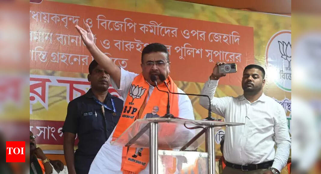 After HC nod, Bengal BJP holds protest meet in Baruipur | Kolkata News ...
